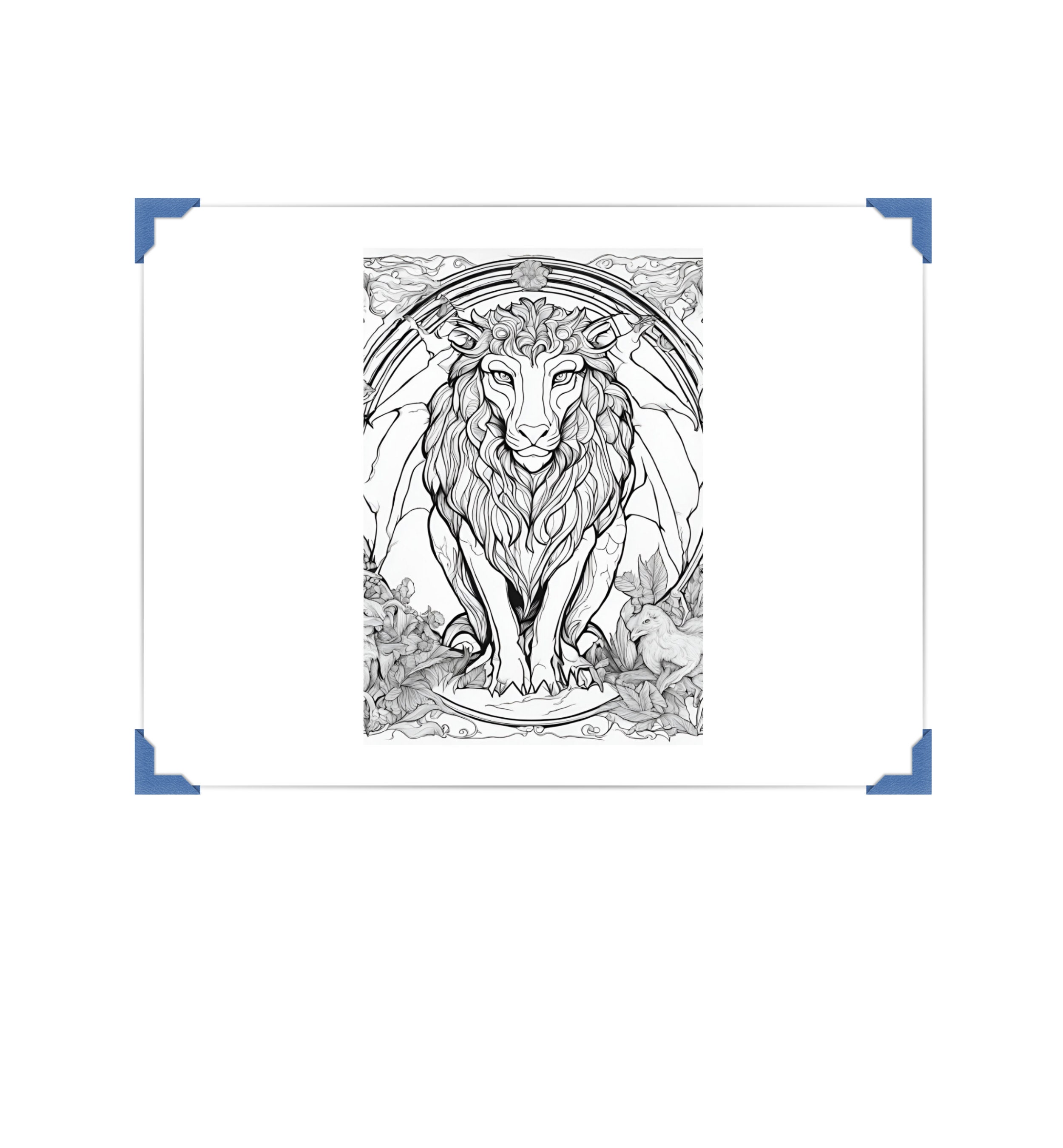 Magical Beasts Coloring Pages: Printable PDF Download - Etsy