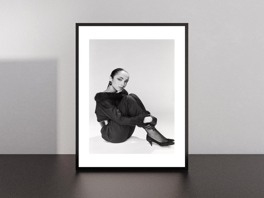 Sade Music Poster Sade Poster Black and White Sade Poster - Etsy