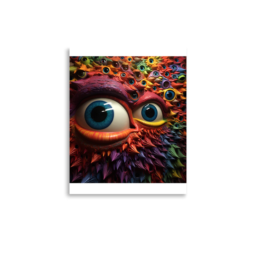 Evil Eye, I Spy Poster - Etsy