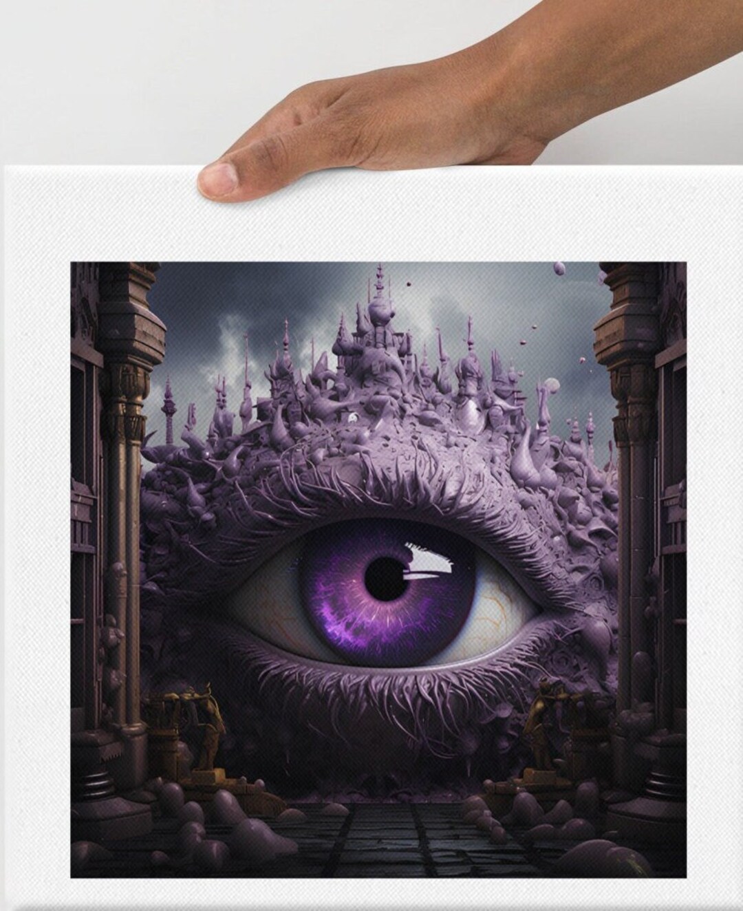 Queen Purple Evil Eye - Etsy