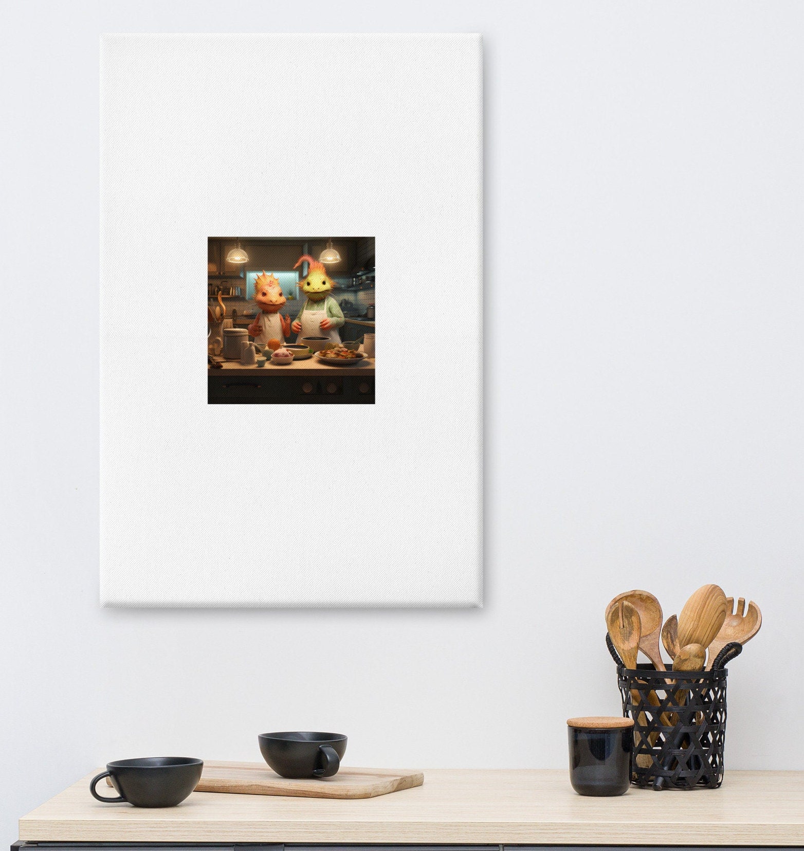 Axolotl Family Cooking Dinner - Etsy