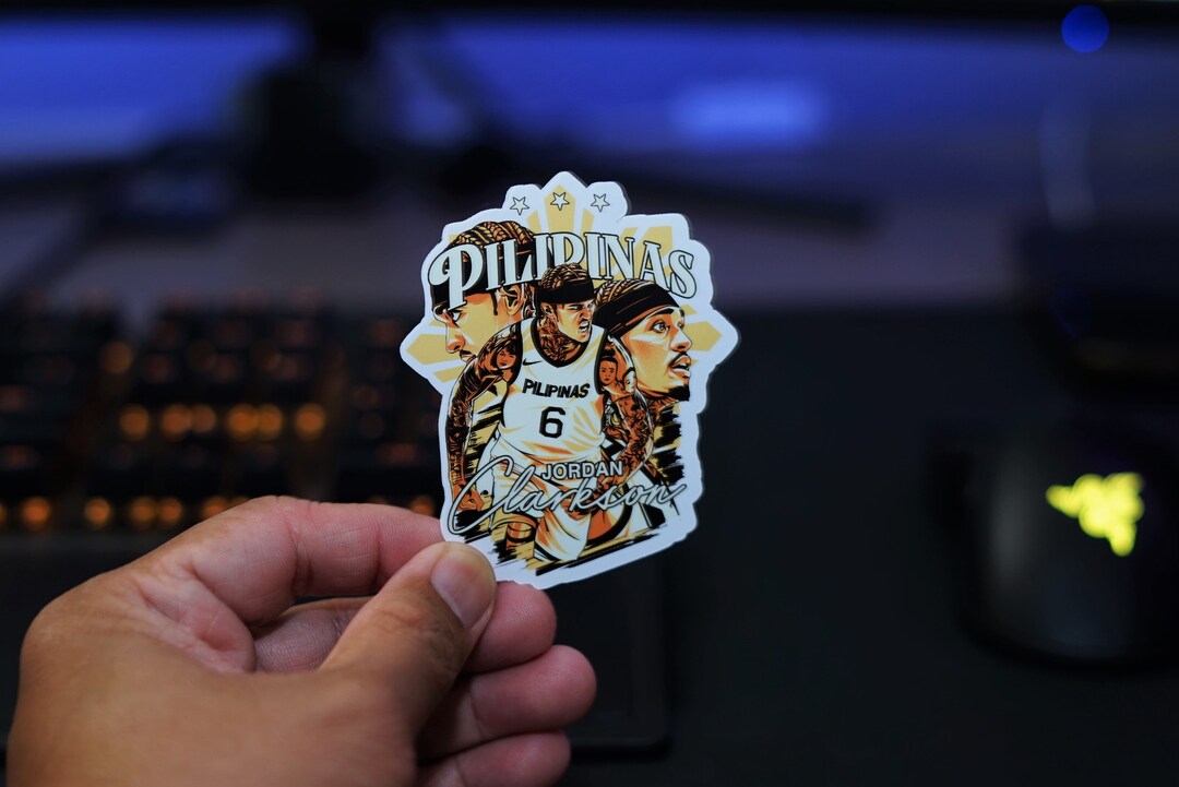 Filipino Gifts Gilas Pilipinas Jordan Clarkson Die Cut Sticker for Car ...