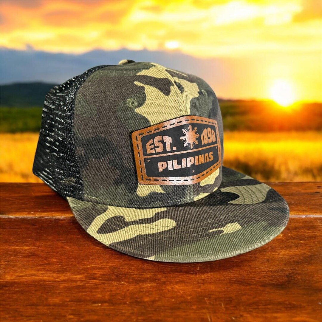 Philippines Pilipinas Est 1898 Patch Mesh Cap Hat Snapback Mesh Cap ...