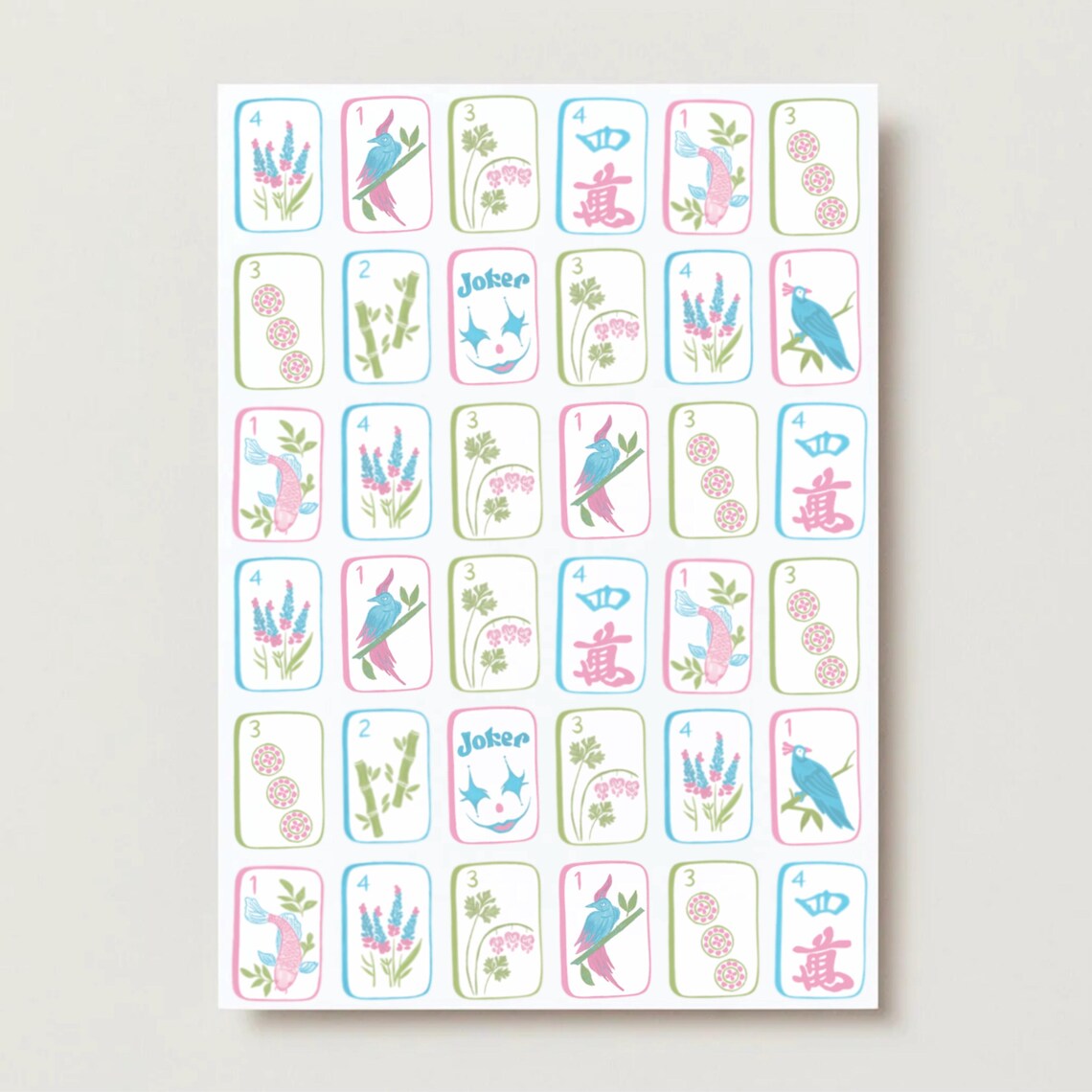 Editable Mahjong Party Invite - Mahjong Invitation Digital Download ...