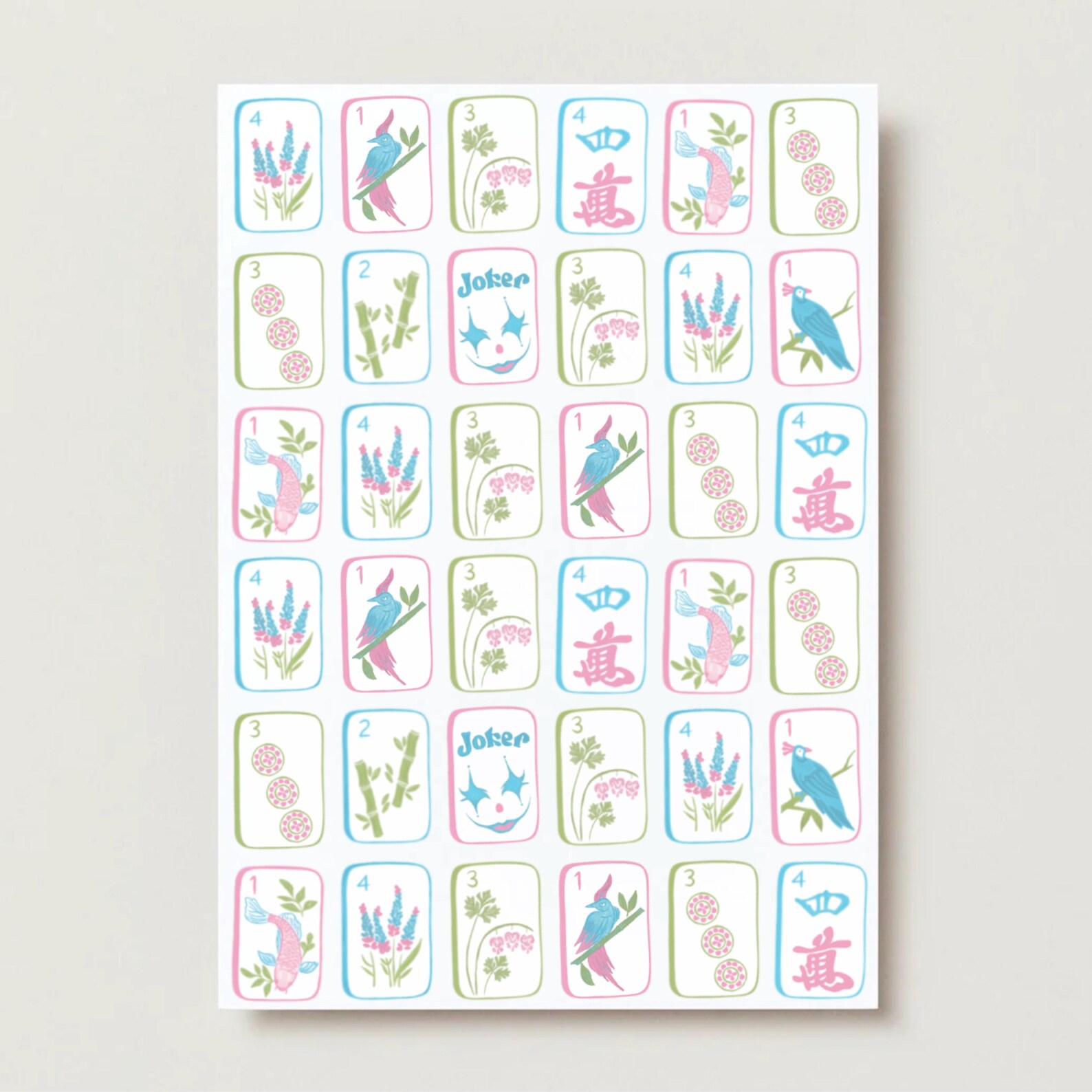 Editable Mahjong Party Invite - Mahjong Invitation Digital Download ...