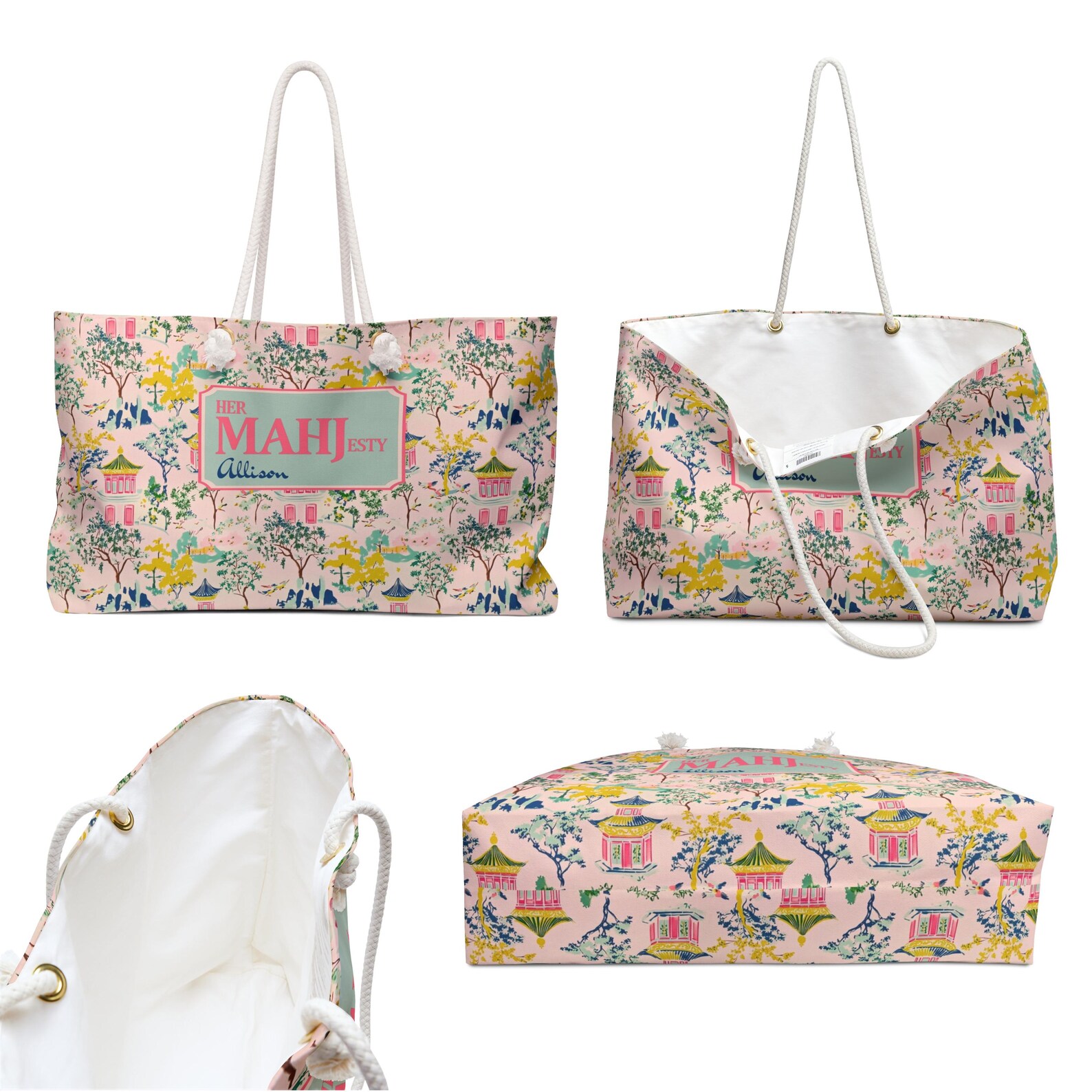 Mahjong Tablecloth With Rules - Mahjong Table Cover - Mahjong Gifts ...