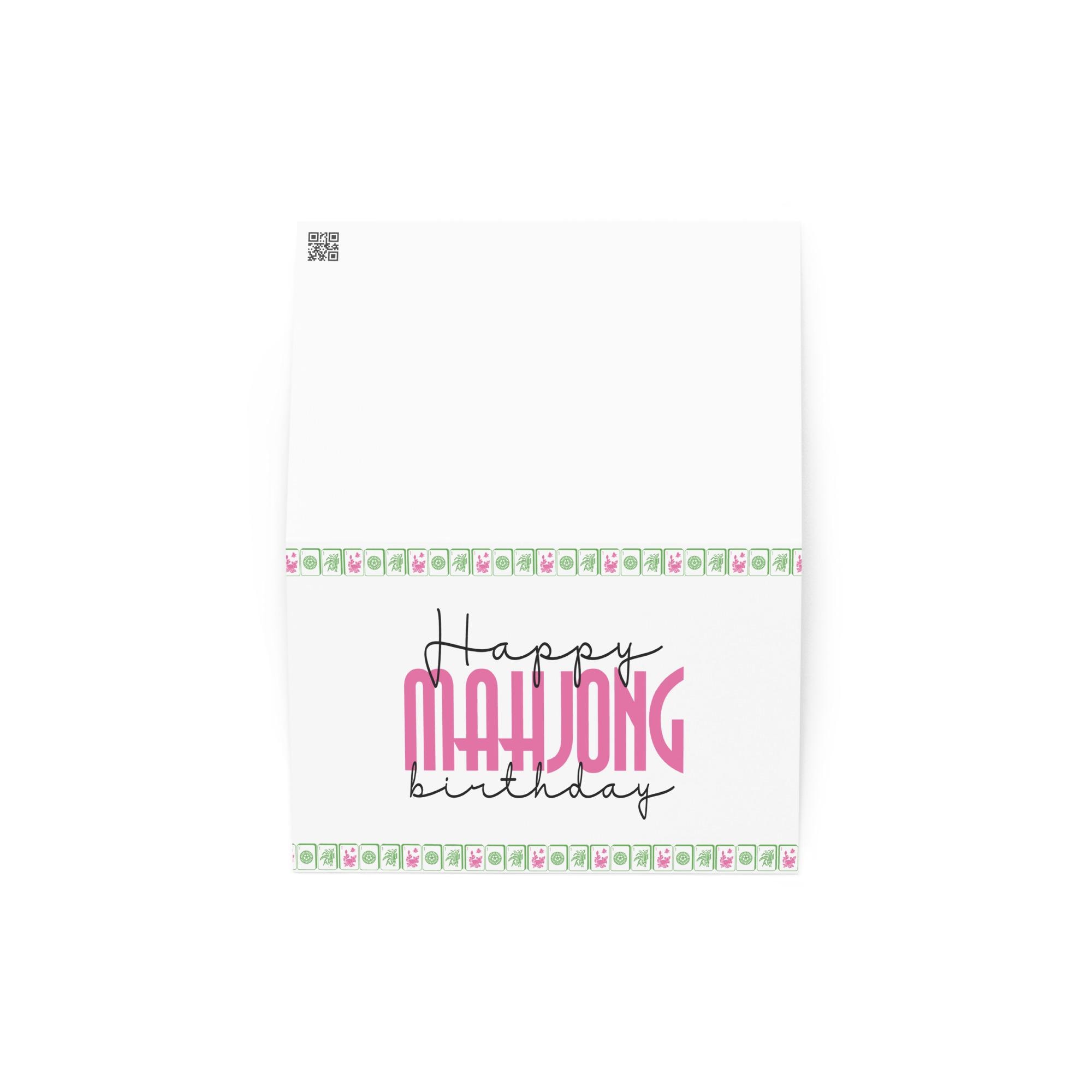 Mahjong Birthday Card for Mahjong Lover - Mahjong Birthday - Mahjong ...