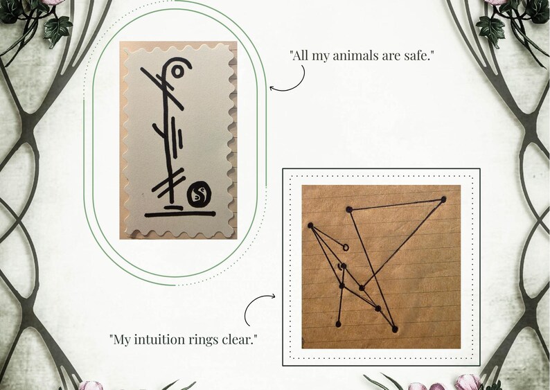 Custom One-of-a-kind Sigil | Personalized Hand-drawn Symbols for Magick ...