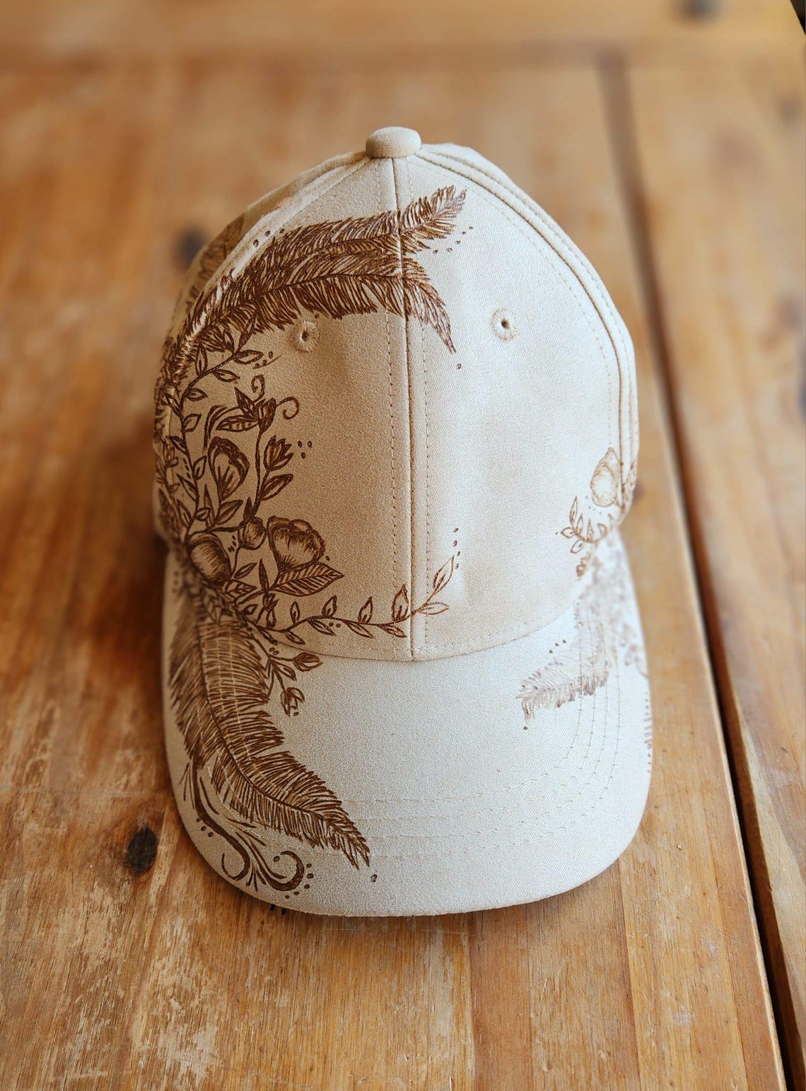 Custom Hand-burned Baseball Caps - Etsy