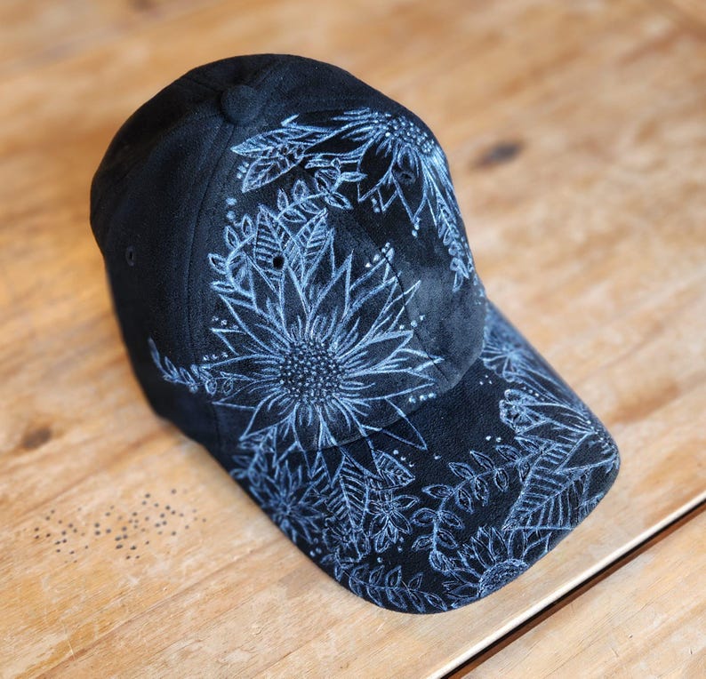 Custom Hand-burned Baseball Caps - Etsy