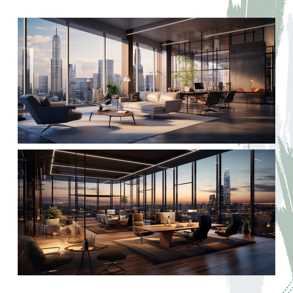 Zoom Background Professional Luxury Office Backgrounds for Zoom ...