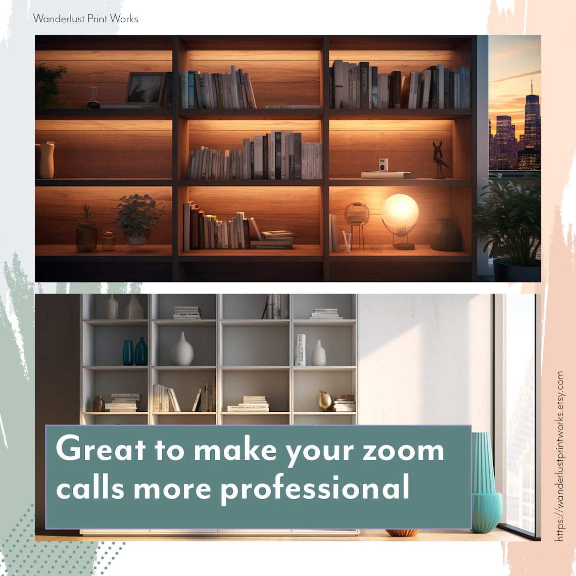 Zoom Background Professional Luxury Office Backgrounds for Zoom ...
