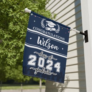 Custom Graduation Flag, Graduate Yard Sign, College Grad Flag, Class of ...