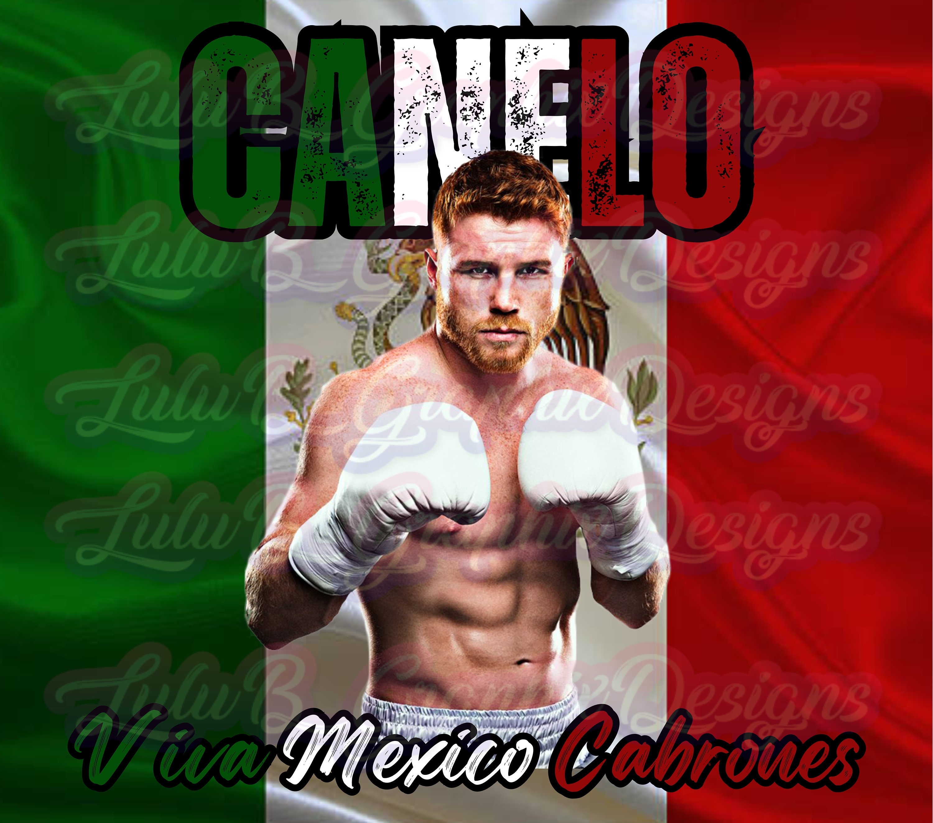 Canelo Alvarez Design 20oz Tumbler PNG Instant Download, Tumbler PNG ...