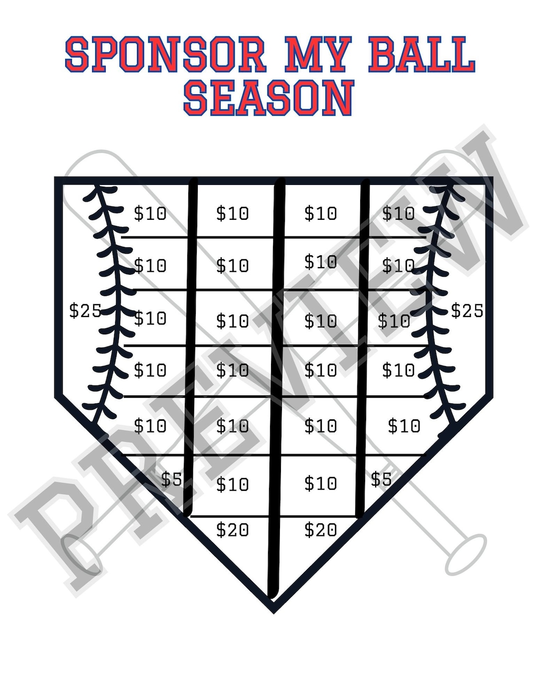 Sponsor My Ball Season Fundraiser - Etsy