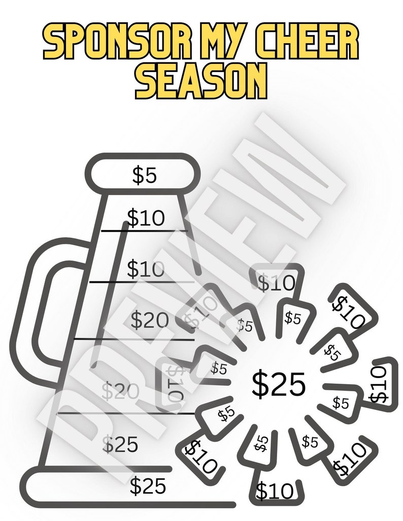 Cheerleading Fundraising - Etsy