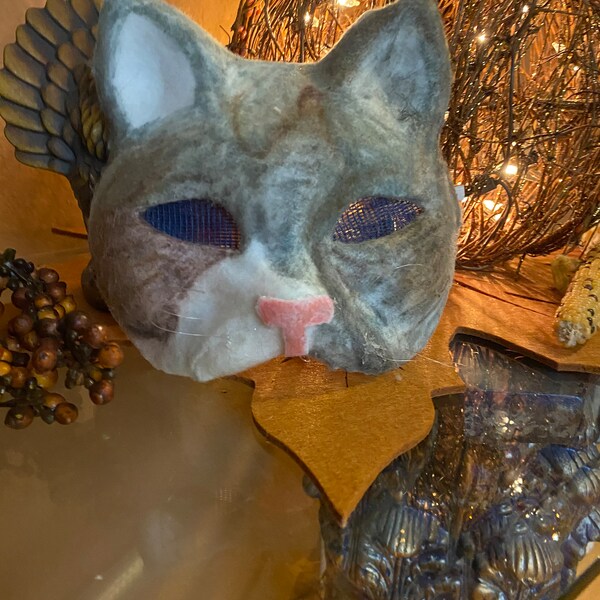Opal Therian Cat Mask - Etsy