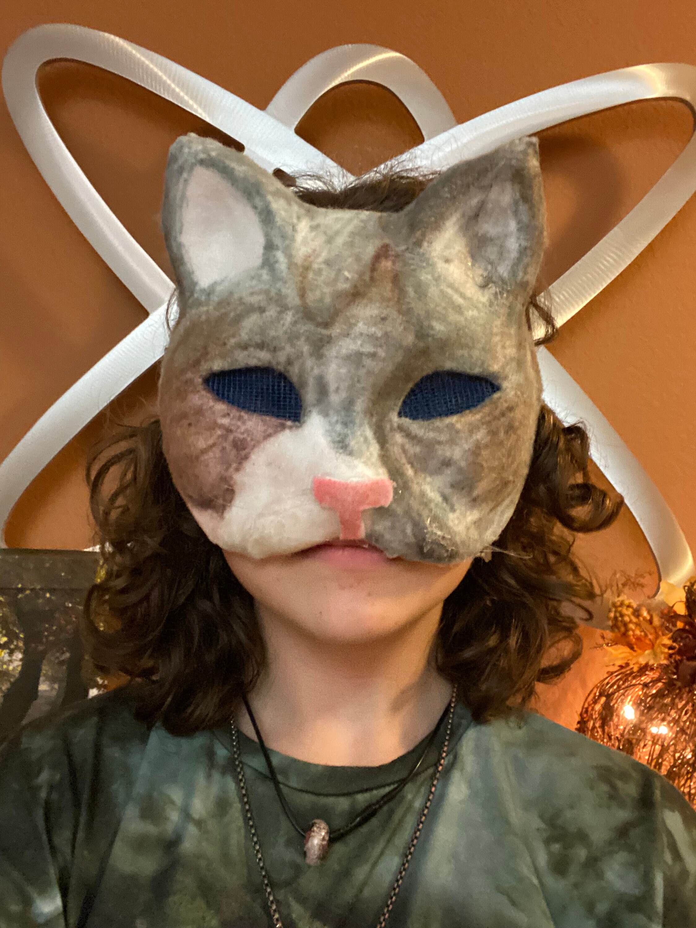 Therian Quadrobist Cat Mask Mesh And Whiskers Etsy