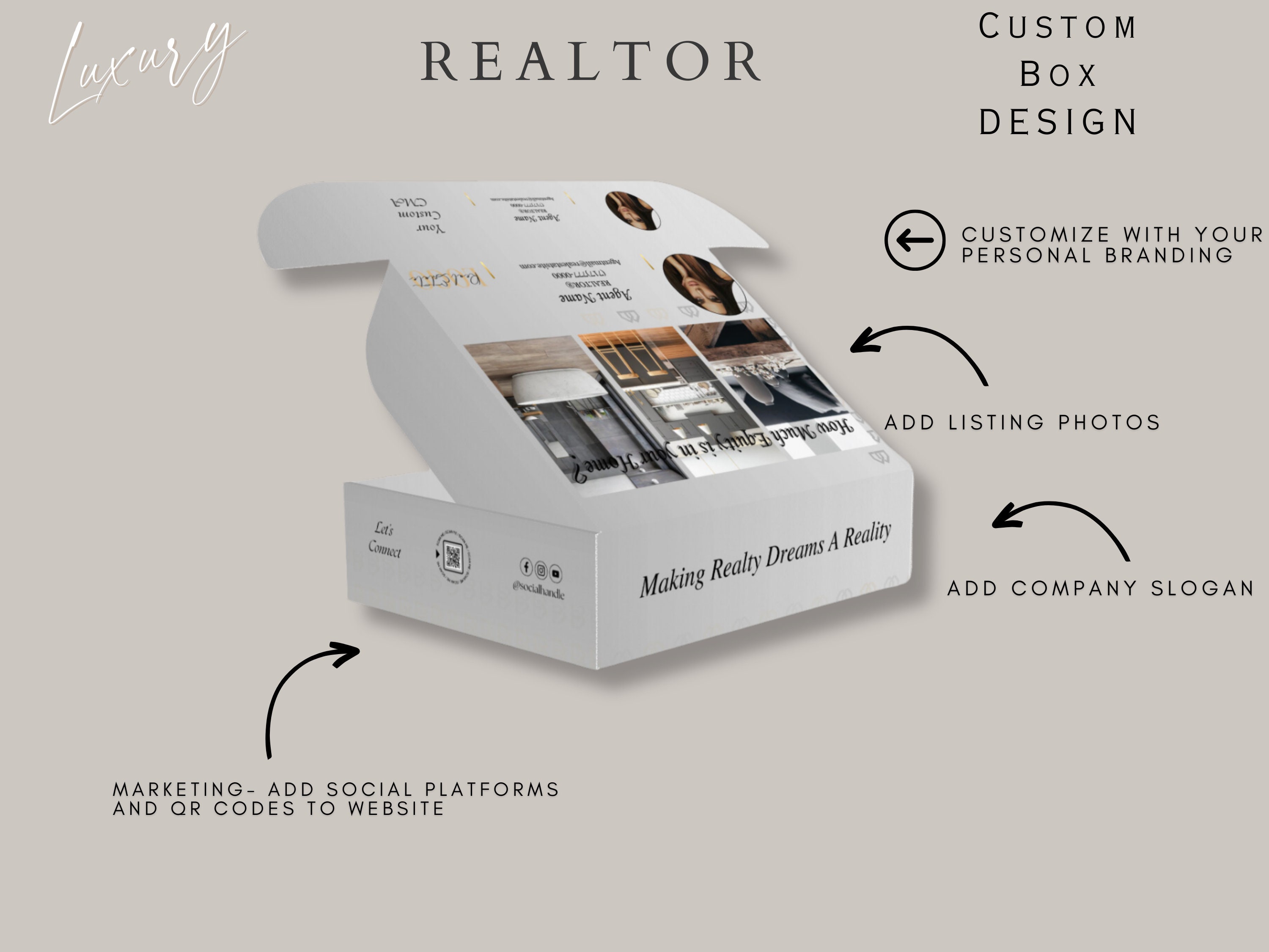 Luxury Real Estate Marketing, Brokers New Agent Welcome Kit, Realtor ...