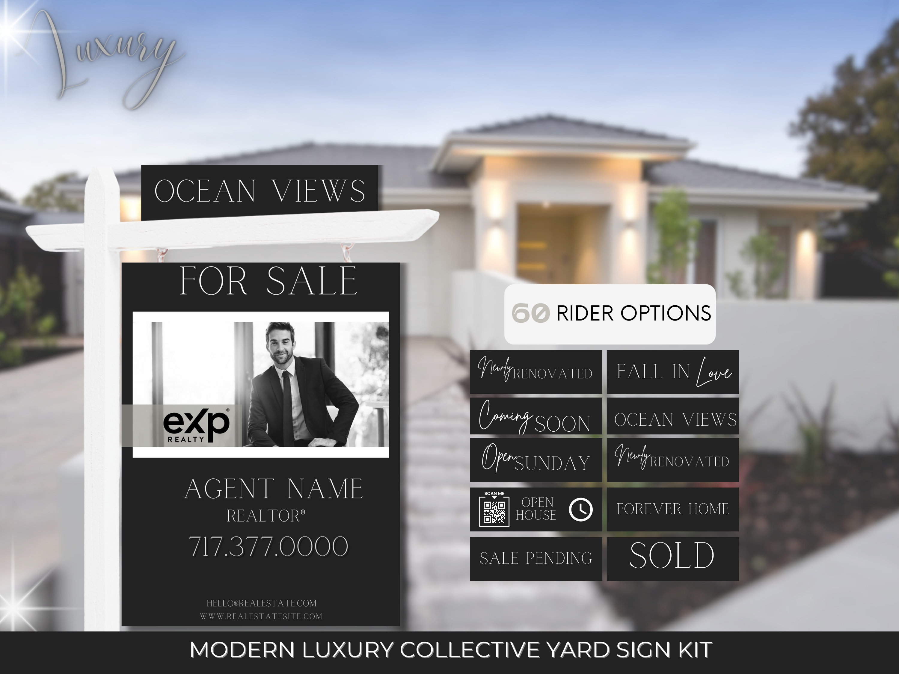 ULTIMATE REALTOR for Sale Sign Bundle EXP Realty Property Sign for Sale ...