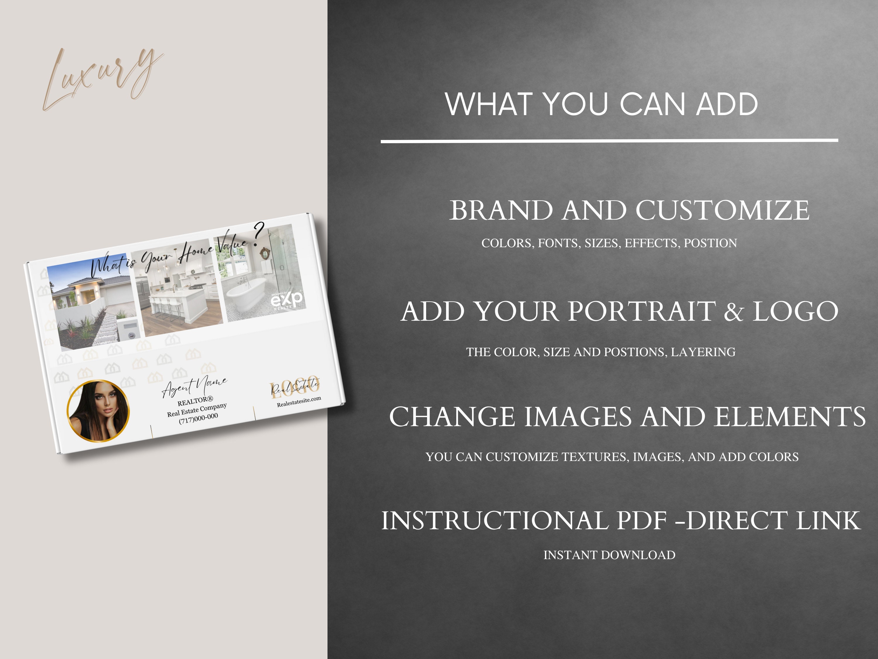 Real Estate Marketing Box, Presentation Box, Real Estate Mailer, Custom ...