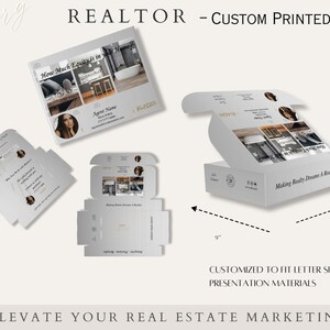 Real Estate Agent Marketing, Set of 25 Custom Made Presentation Boxes ...