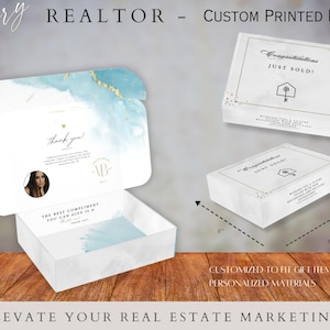Custom Luxury Realtor Marketing Box Bundle - Branded Real Estate Client ...