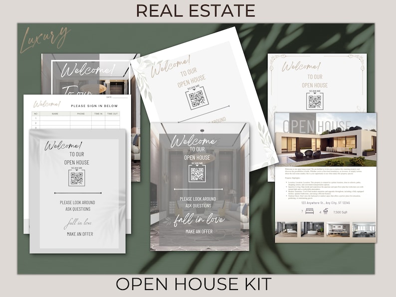 Luxury Open House Essential Kit | Luxury Open House Signs | Luxury Open ...