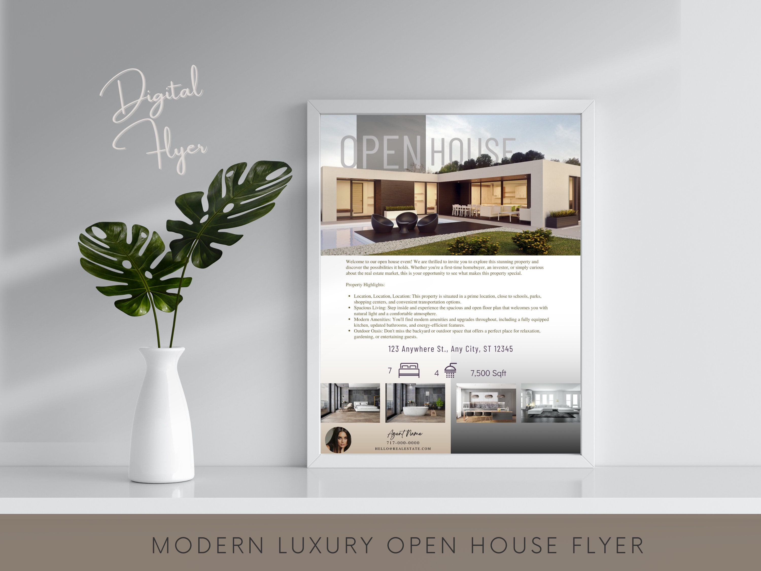 Open House Sign in Sheet W/ QR Code, Realtor Open House, Real Estate ...
