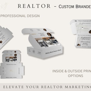 Real Estate Agent Marketing, Set of 25 Custom Made Presentation Boxes ...