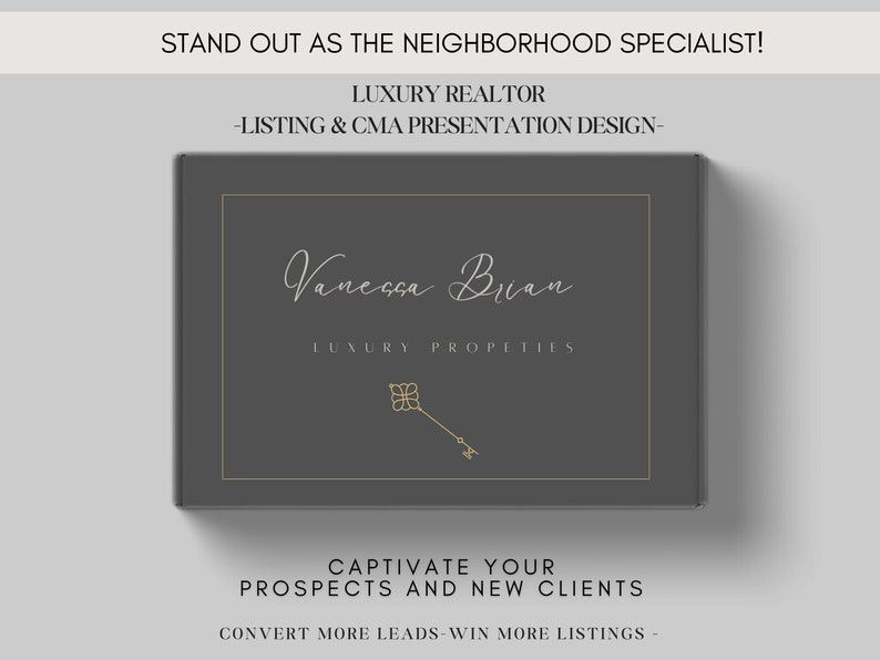 Realtor Box Design for Luxury Listing Presentation - Etsy