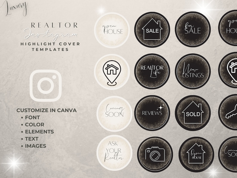 Real Estate Instagram Story Highlight Covers Real Estate Instagram ...