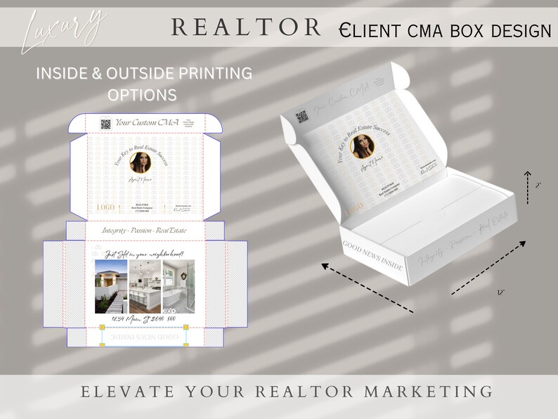 Custom Realtor Marketing Box Set of 25, Neighborhood Lead Gen, Real ...
