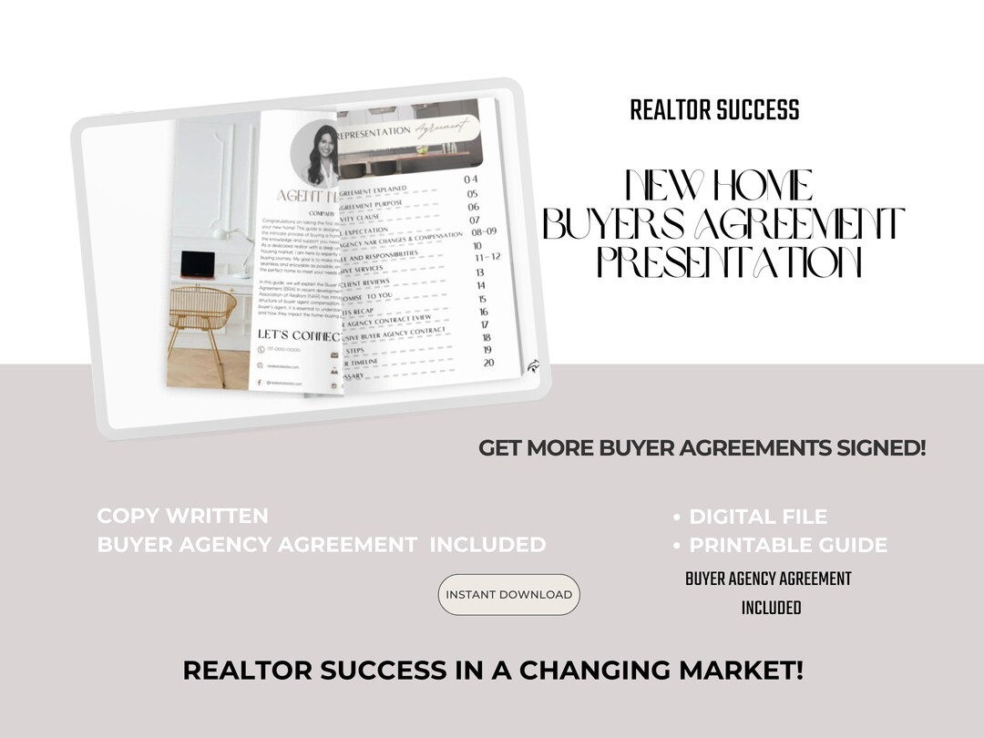 Ultimate Buyer Agency Agreement Presentation - Canva Templates ...