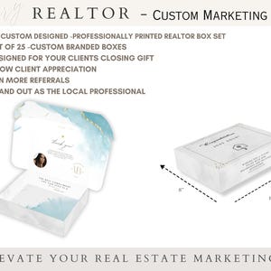 Custom Luxury Realtor Marketing Box Bundle - Branded Real Estate Client ...