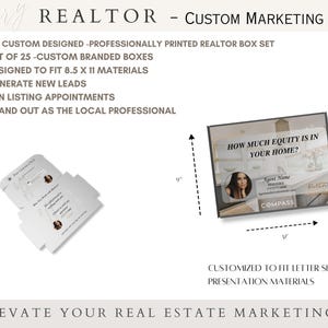 Custom Luxury Realtor Marketing Box Bundle - Branded Real Estate Client ...