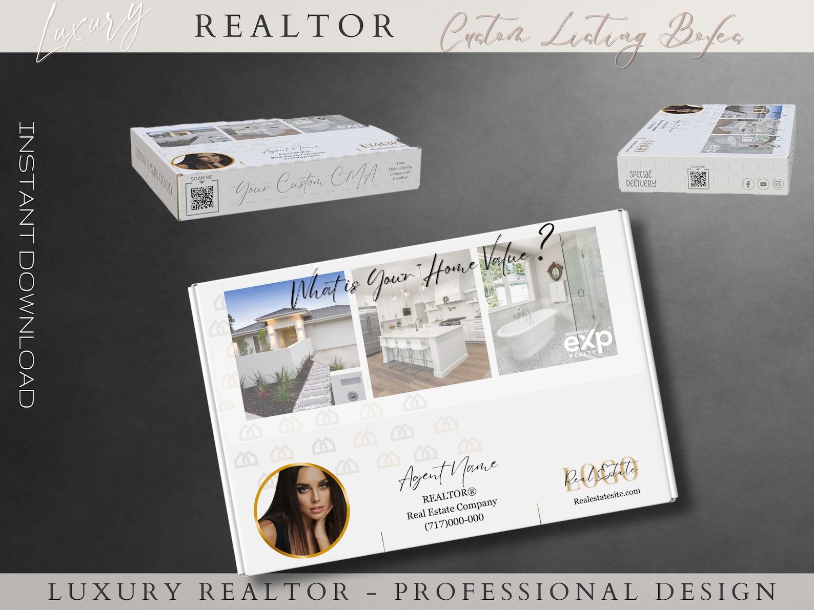 Designer Box Set of 25 Custom Made Marketing Boxes, Tailored Brand ...