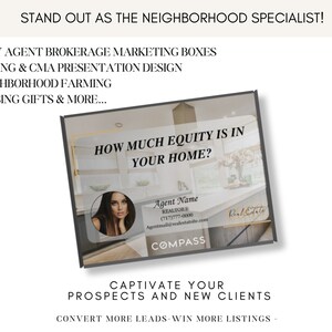 Realtor Listing Presentation Equity Box, Custom Cma Box, Real Estate ...