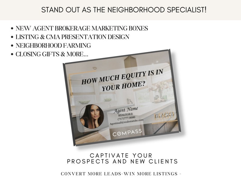 Realtor Listing Presentation Equity Box, Custom Cma Box, Real Estate ...