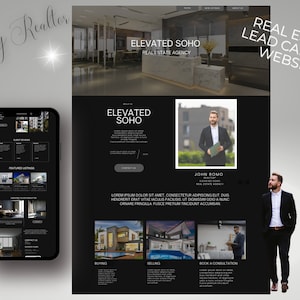 Real Estate Landing Page Realtor Lead Funnel Real Estate Website ...
