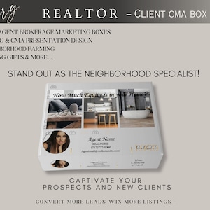 Realtor Listing Presentation CMA Box, Luxury Realtor Marketing Kit ...