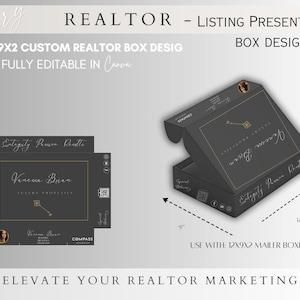 Realtor Box Design for Luxury Listing Presentation Neighborhood Farming ...