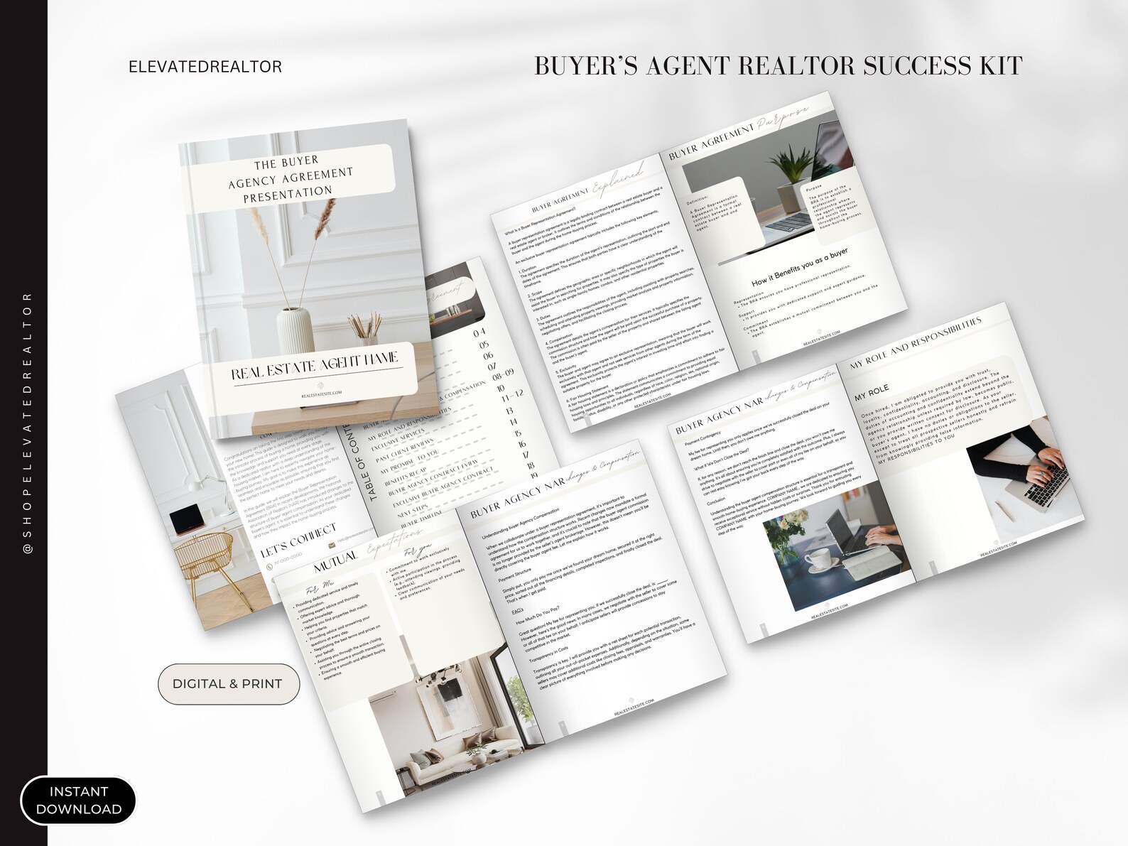 Real Estate Buyer Agent Success Kit, Exclusive Agency Contract, NAR ...