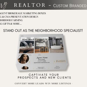 Real Estate Agent Marketing, Set of 25 Custom Made Presentation Boxes ...