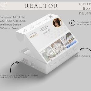 Real Estate Agent Farming Boxes, Set of 25 Custom Made Marketing Boxes ...