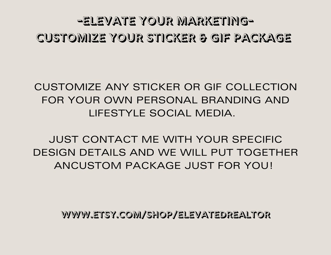 Instagram Realtor Sticker Bundle Gifs Real Estate Digital Instagram ...