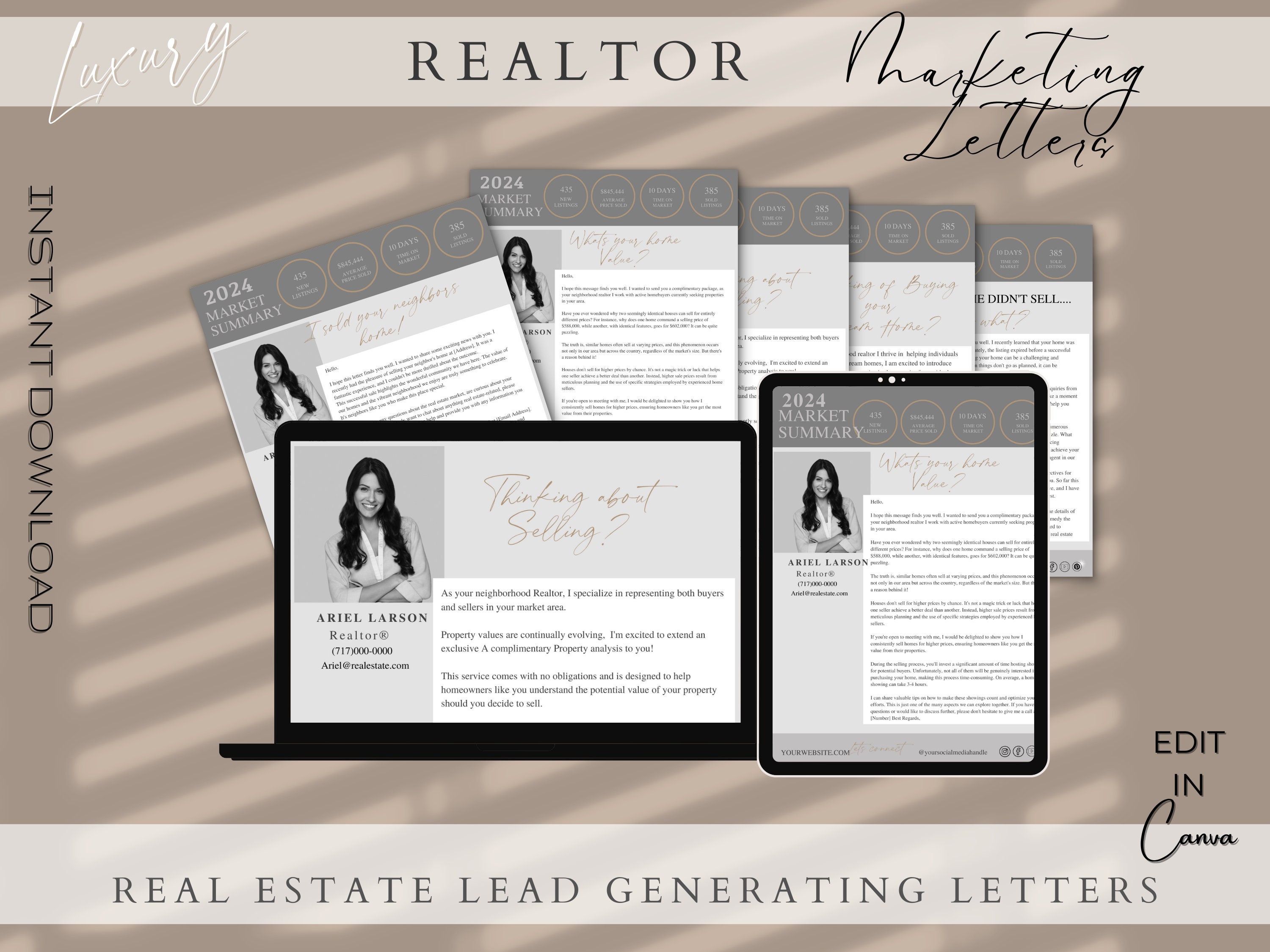 Realtor Marketing Letters Hi Neighbor Letter Realtors Mailer Real ...