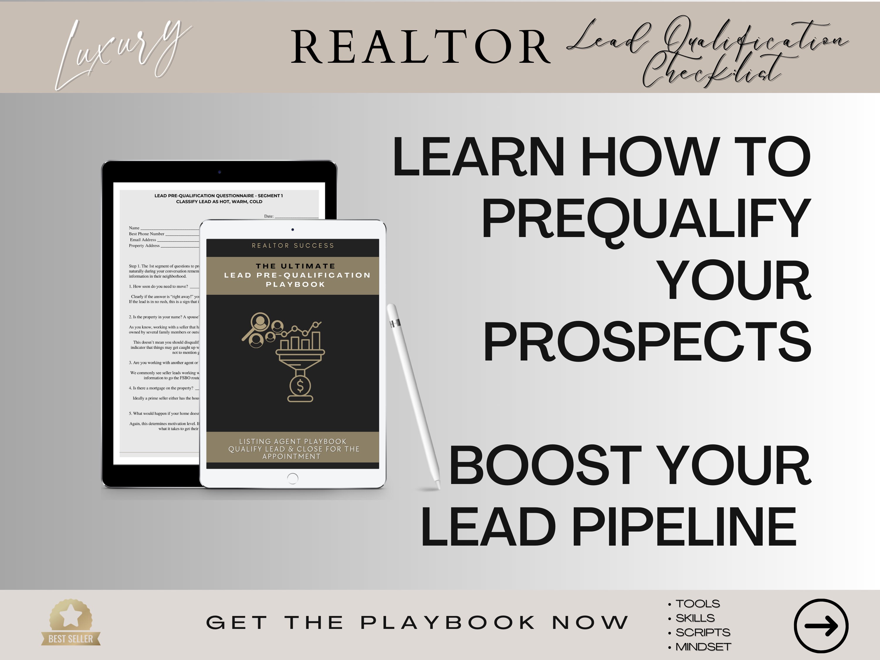 Real Estate Lead Qualification Checklist Seller Consultation Form ...