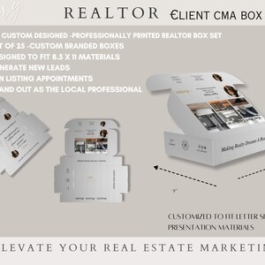 Realtor Listing Presentation CMA Box, Luxury Realtor Marketing Kit ...