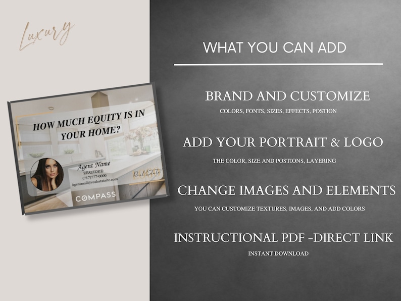 Realtor Listing Presentation Equity Box, Custom Cma Box, Real Estate ...